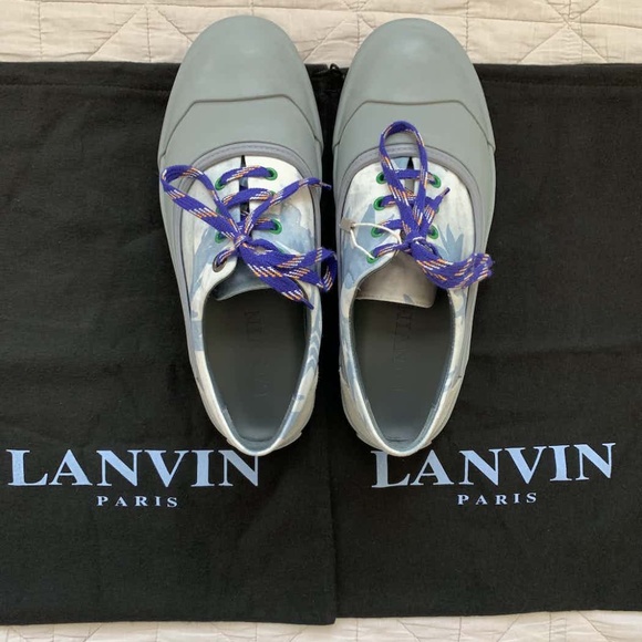 Lanvin | Shoes | Lanvin Canvas Rubbertoe Sneakers | Poshmark